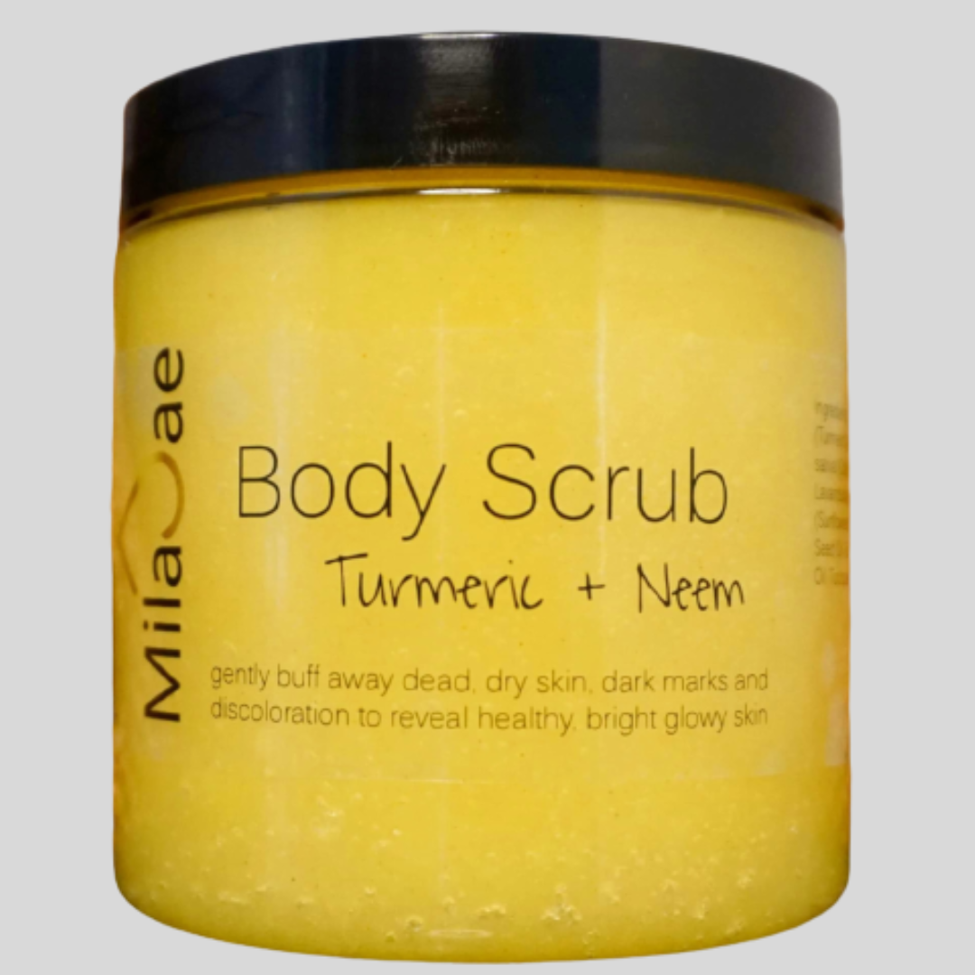 Turmeric Neem Body Scrub – Brighten & Smooth Sensitive Skin – Mila Jae ...